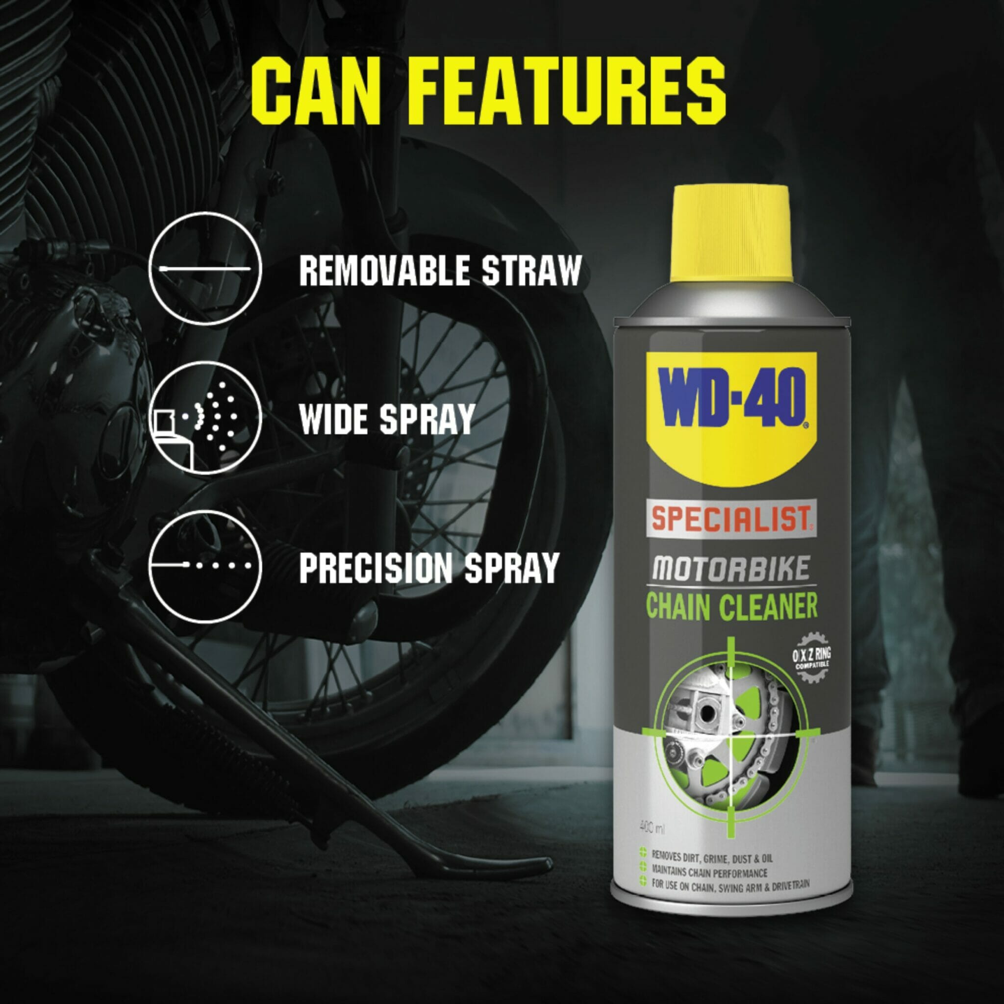 WD-40 Specialist Motorcycle Chain Cleaner Spray