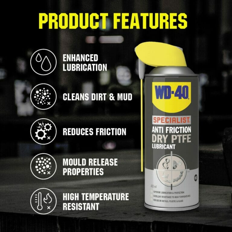 WD-40 Specialist Dry PTFE Lubricating Spray