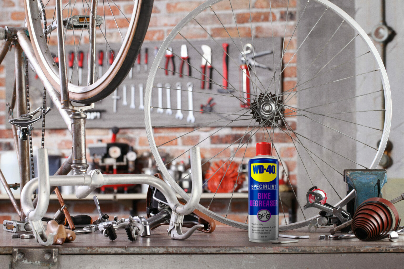 WD-40 BIKE range - maintain & extend the life of on & off road bikes